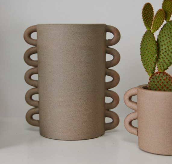 Handmade Pottery Loop Vase | Shop Vintage Alley